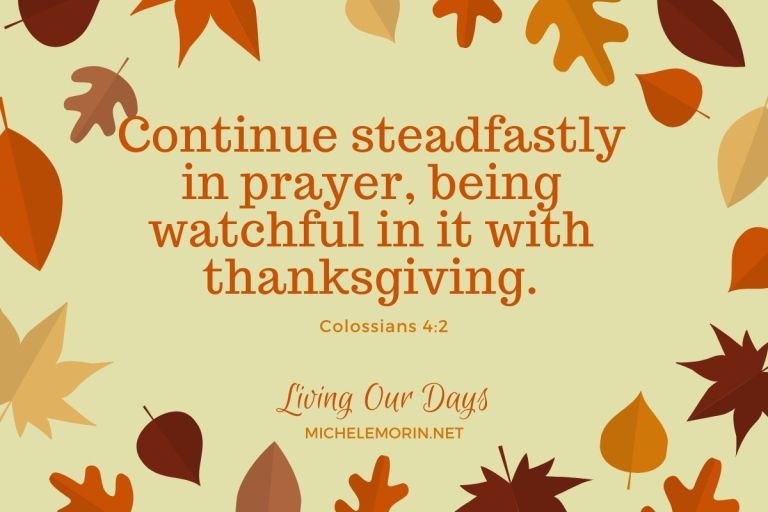 Invite Vigilant Gratitude to Wake Up Your Prayer Life – Living Our Days