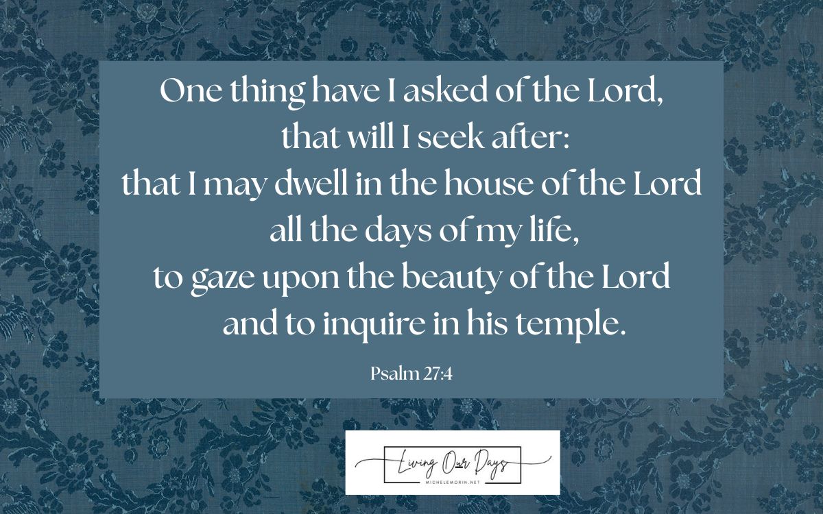 A Life Lived in the Presence of the Lord – Living Our Days